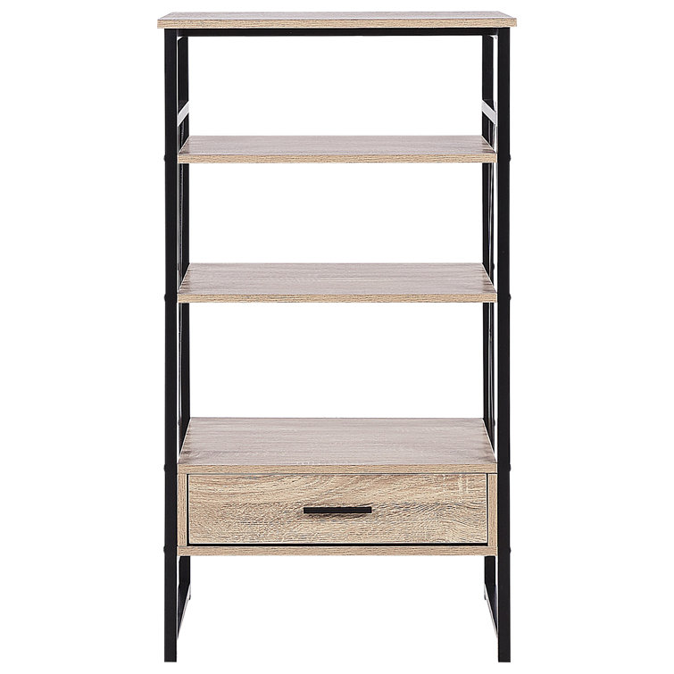17 Stories Jarifa 101cm H x 56cm W Steel Standard Bookcase | Wayfair.co.uk